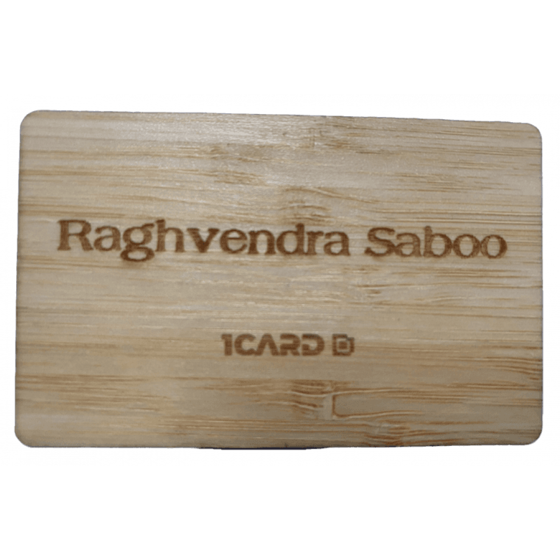 1Card Timber NFC Business Card